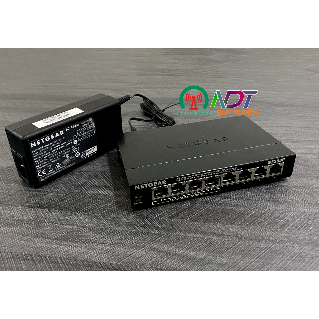 Switch NETGEAR Unmanaged GS308P / GS305P - Thiết Bị Chuyển Mạch Cấp ...