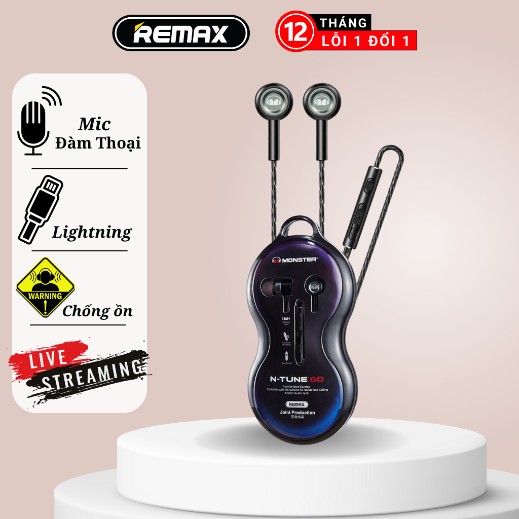 Tai Nghe Có Dây Cho lP Chống Ồn Tai Nghe Nhét Tai Bass Mạnh Có Micro ...