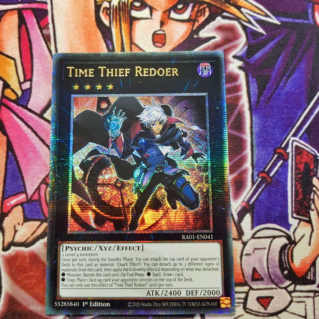 Thẻ bài Yugioh chính hãng | Time Thief Redoer | RA01 Quarter Century ...
