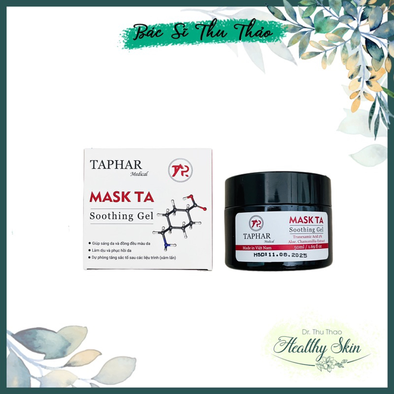 Mặt nạ giúp cải thiện sắc tố, sáng da Taphar Mask TA Soothing Gel ...