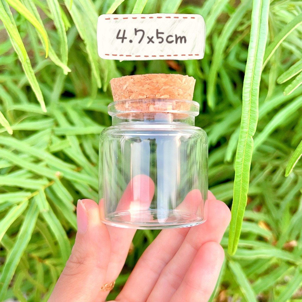 LỌ THỦY TINH NÚT BẦN CAO CẤP DUNG TÍCH LỚN 50ML/60ML/80ML/95ML/110ML/130ML ĐƯỜNG KÍNH 4.7CM ...