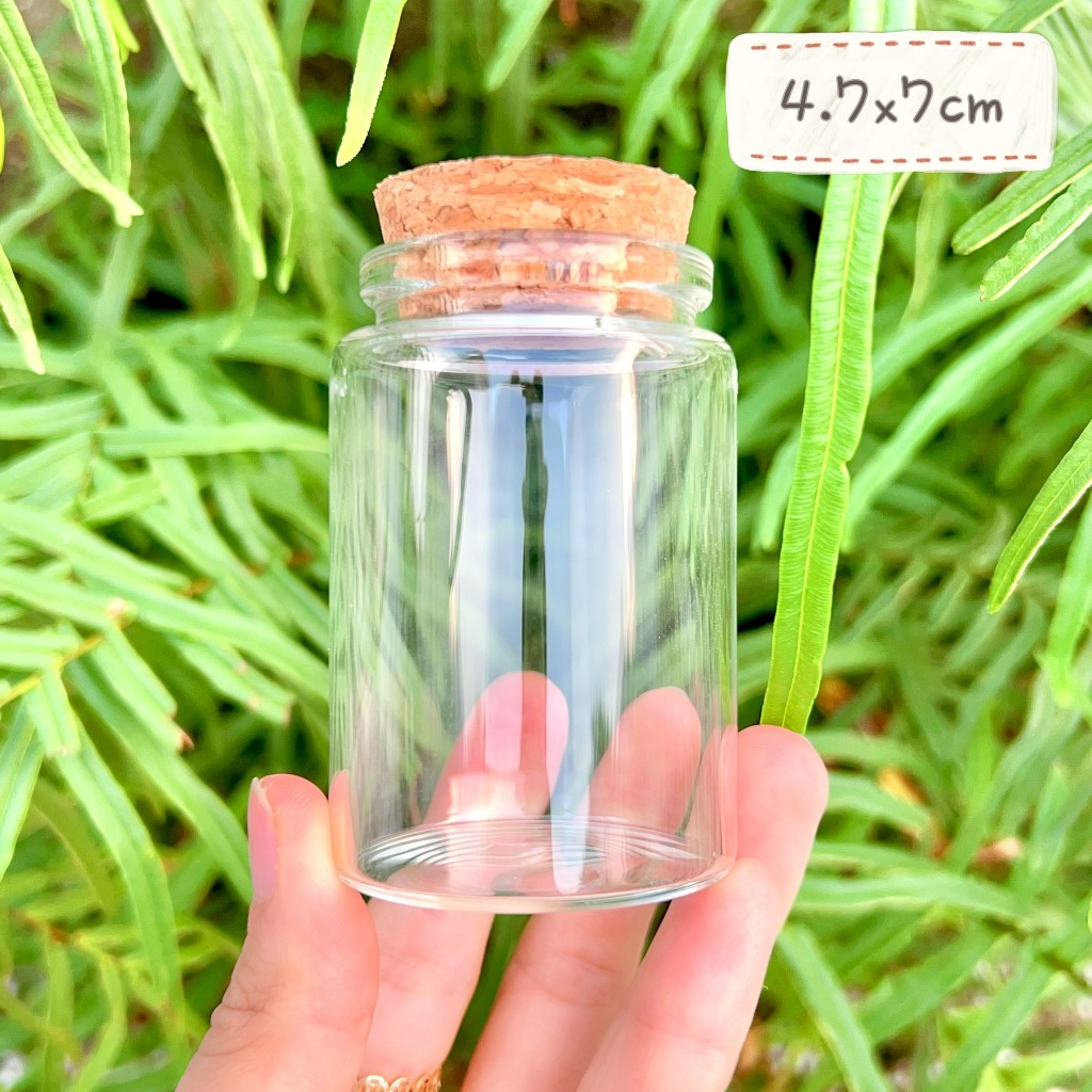 LỌ THỦY TINH NÚT BẦN CAO CẤP DUNG TÍCH LỚN 50ML/60ML/80ML/95ML/110ML/130ML ĐƯỜNG KÍNH 4.7CM ...