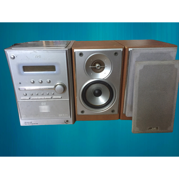 BỘ LOA JVC CA-UXS77 NGHE NHẠC RADIO CASSETTE BLUETOOTH AUX ( Có thể ...