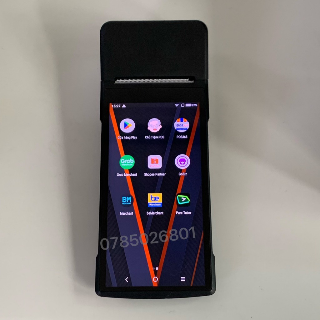 [Sunmi V2 PRO LIKE NEW 95% PHIÊN BẢN FULLBLACK RAM 2GB - ROM 16GB] - Máy pos cầm tay, máy nhận ...