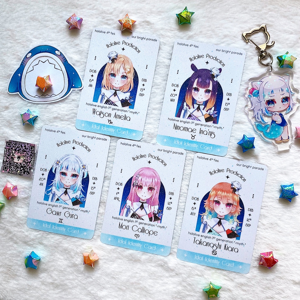 Card Bo Góc - Hololive English Myth Vtuber | Shopee Việt Nam