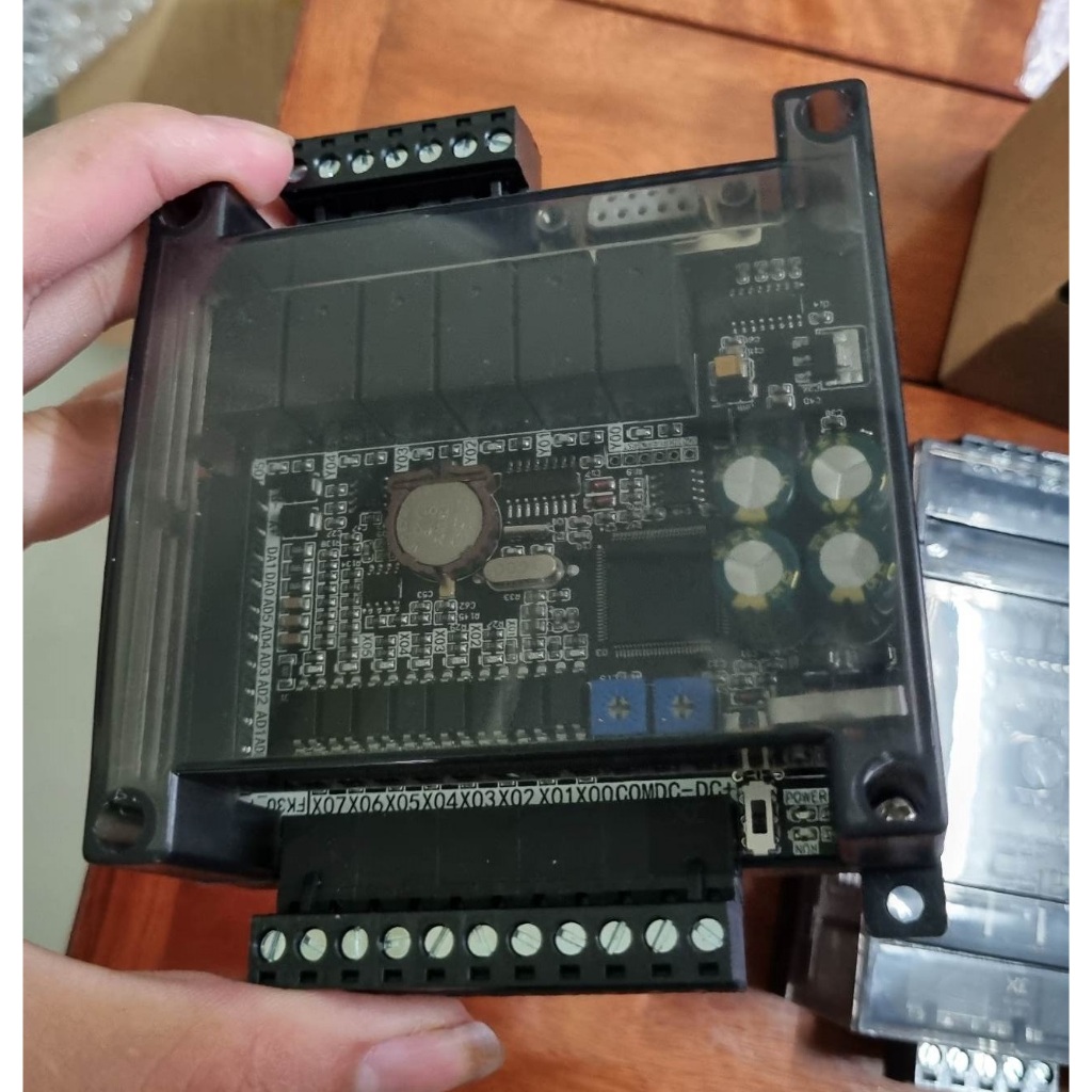 Bộ lập trình PLC FX3U-14MT-6AD2DA , FX3U 14MR Board, 6AD/2DA 0-10V 0 ...