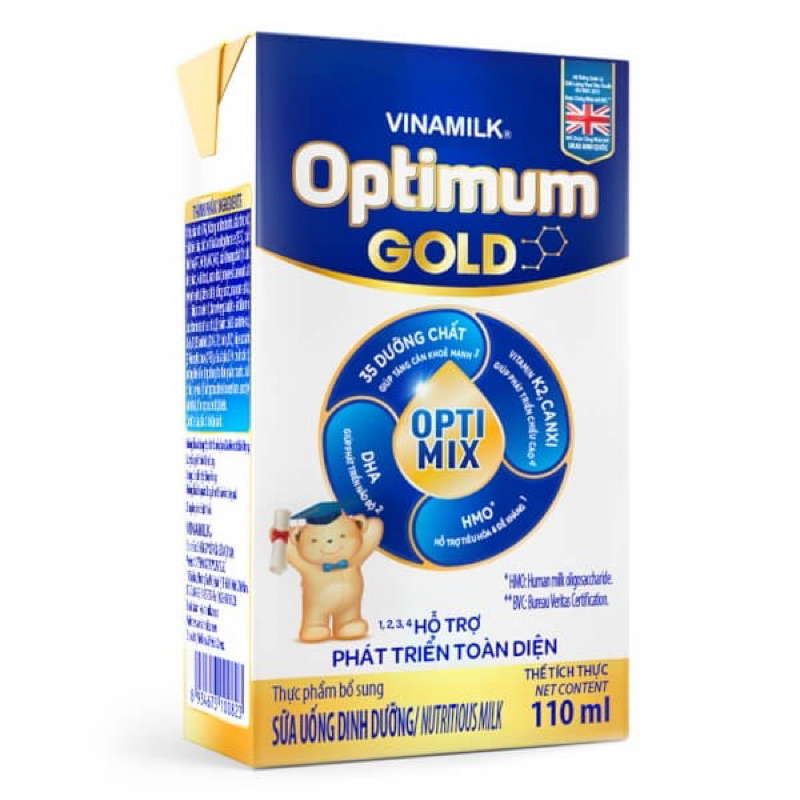 Thùng 48 hộp SBPS Optimum Gold 110ml Vinamilk | Shopee Việt Nam