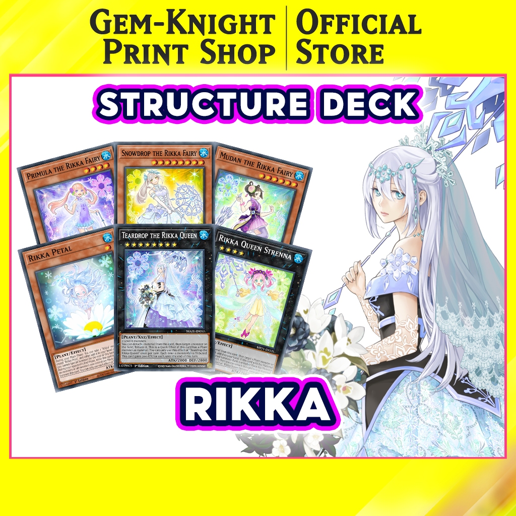 [Bài In] Bộ bài Yugioh - Structure Deck: Rikka | Shopee Việt Nam