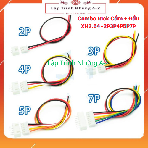 [Lập Trình Nhúng A-Z] Combo Jack Cắm + Đầu XH2.54 2P 3P 4P 5P 6P 7P 8P | Shopee Việt Nam