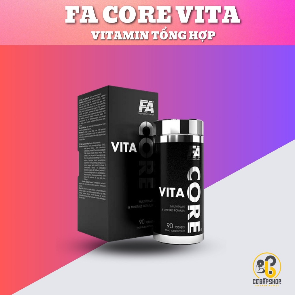 FA CORE VITA - VITAMIN TỔNG HỢP - BỔ SUNG KHOÁNG CHẤT - TĂNG SỨC ĐỀ ...