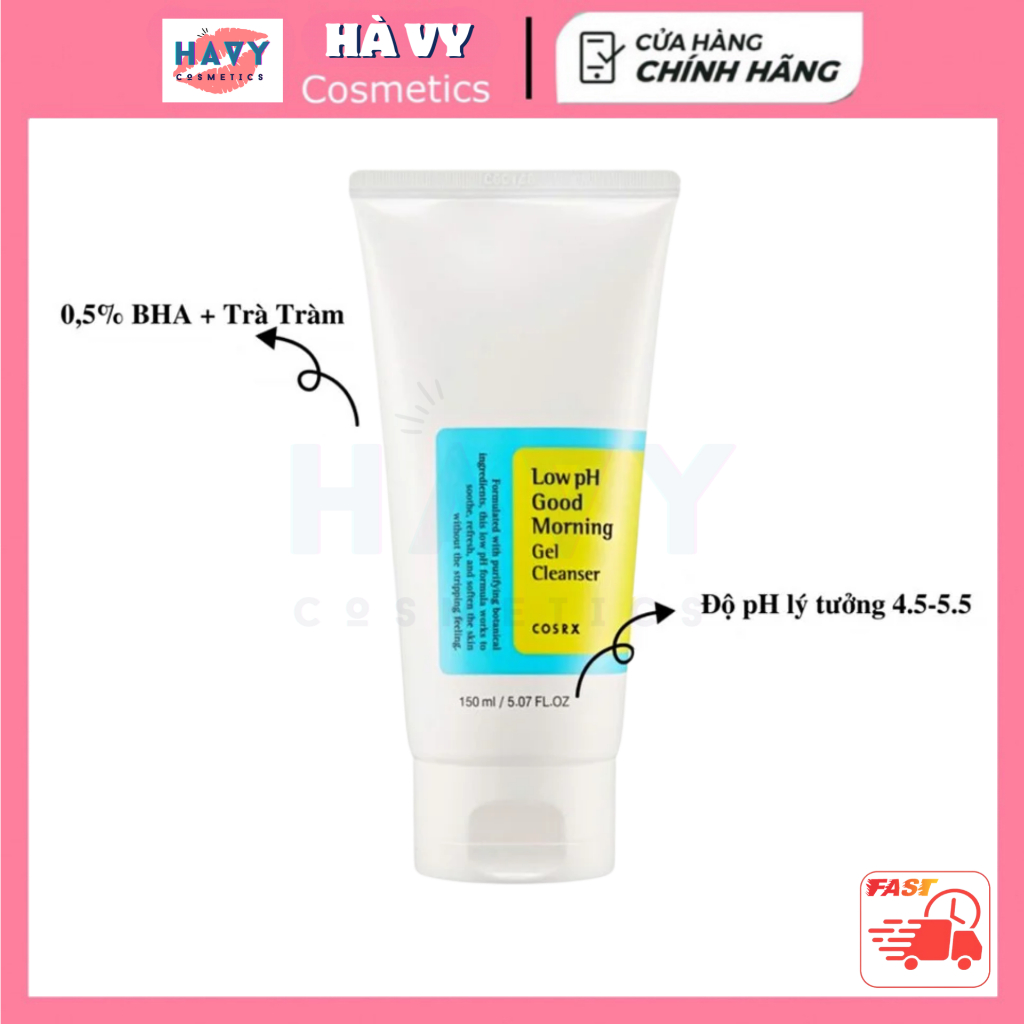 Sữa Rửa Mặt Cosrx/Srm Corsx Dạng Gel Low pH Good Morning Gel Cleanser ...