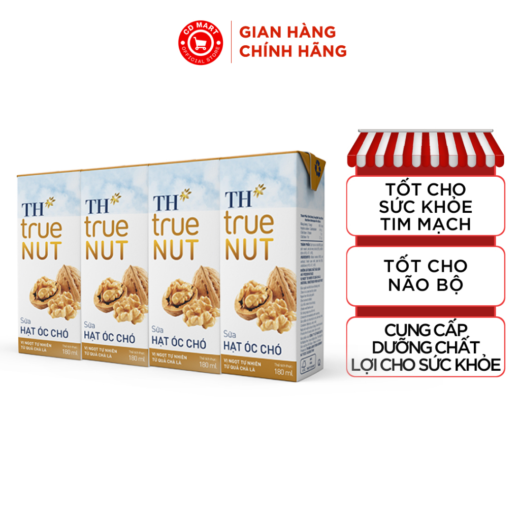 Thùng 48 hộp sữa hạt óc chó TH true NUT 180ml | Shopee Việt Nam
