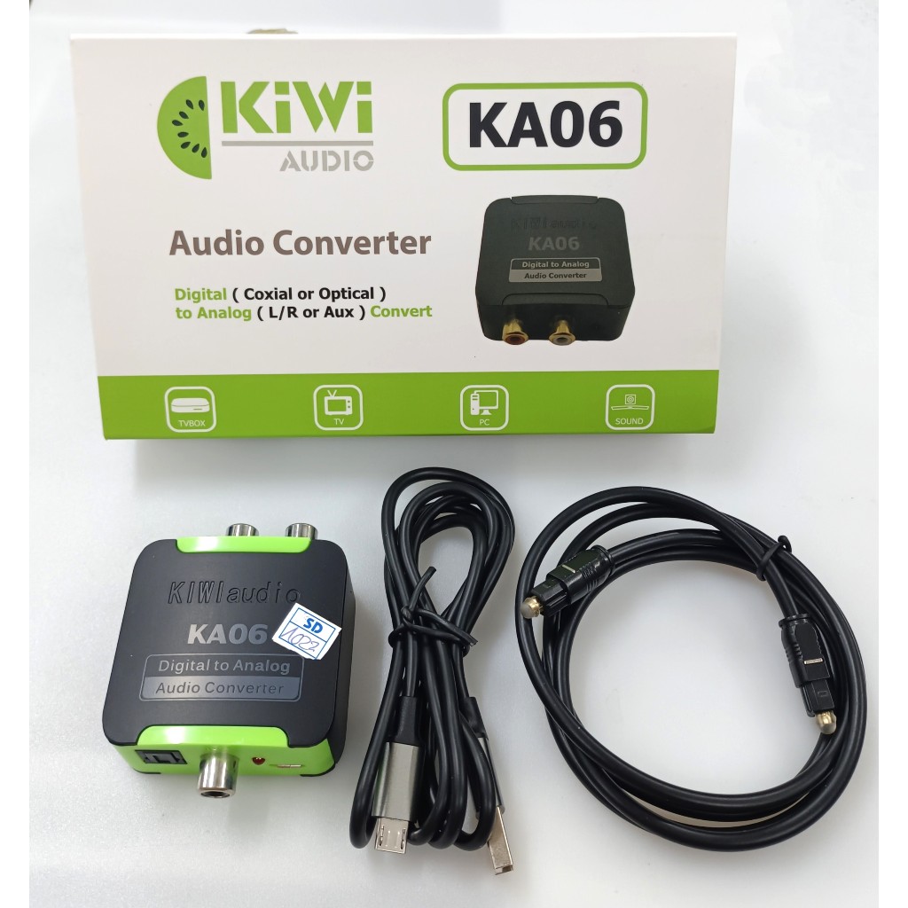 Bộ chuyển đổi âm thanh quang học Digital sang Analog KIWI KA06 | Shopee Việt Nam