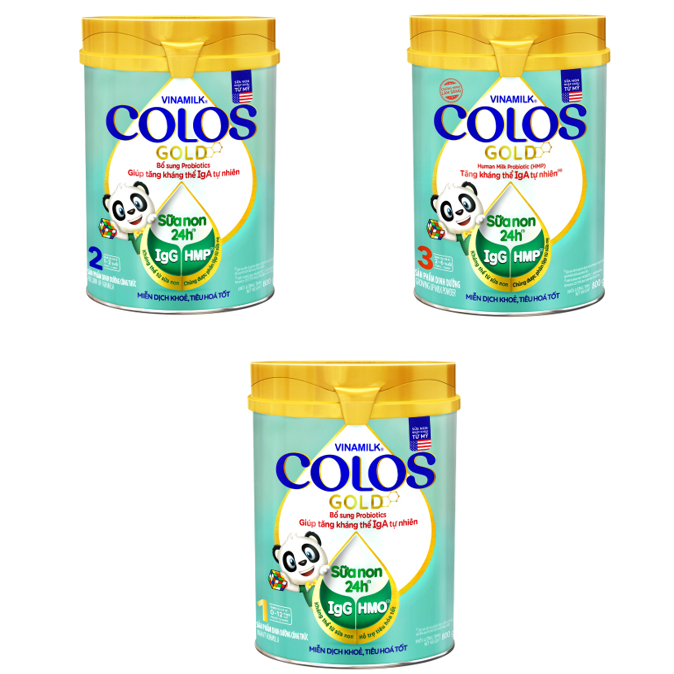 SỮA BỘT VINAMILK COLOS GOLD đủ số 1/2/3 lon 800g | Shopee Việt Nam