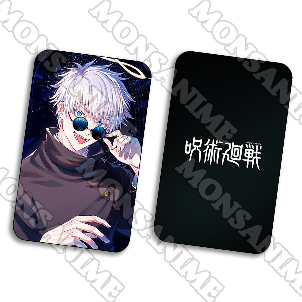 Ảnh card bo góc Gojo Satoru JUJUTSU KAISEN thẻ bo viền 5*8cm in hình ...