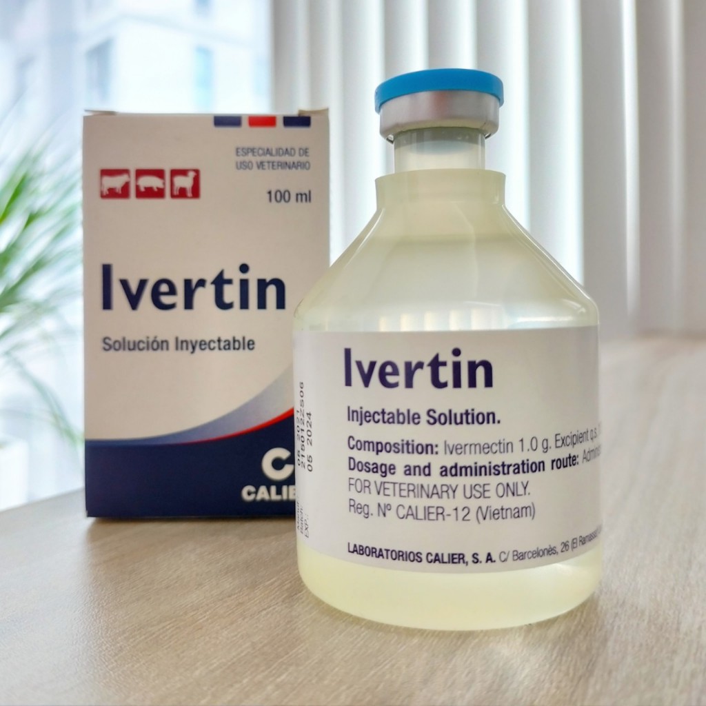 Ivertin Calier loại bỏ ký sinh trùng có xương sống cho cá Koi 100ml ...