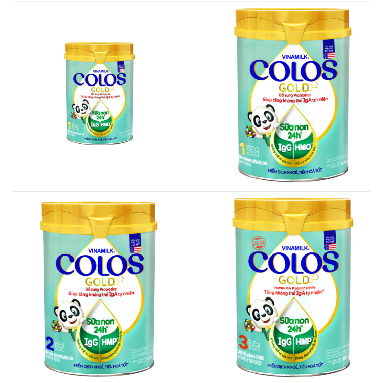 SỮA BỘT VINAMILK COLOS GOLD 1,2,3 800G | Shopee Việt Nam