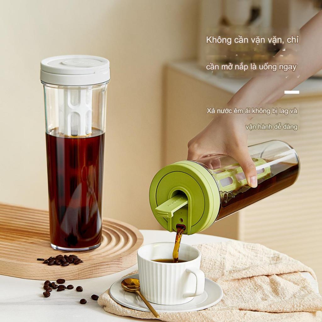 Bình pha cafe COLD BREW (cà phê ủ lạnh) bình ủ trà nhựa nguyên sinh ABS ...
