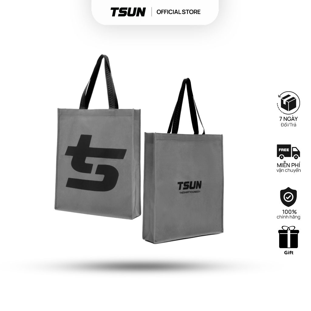[Quà tặng không bán] TSUN Tote Bag - Unisex | Shopee Việt Nam
