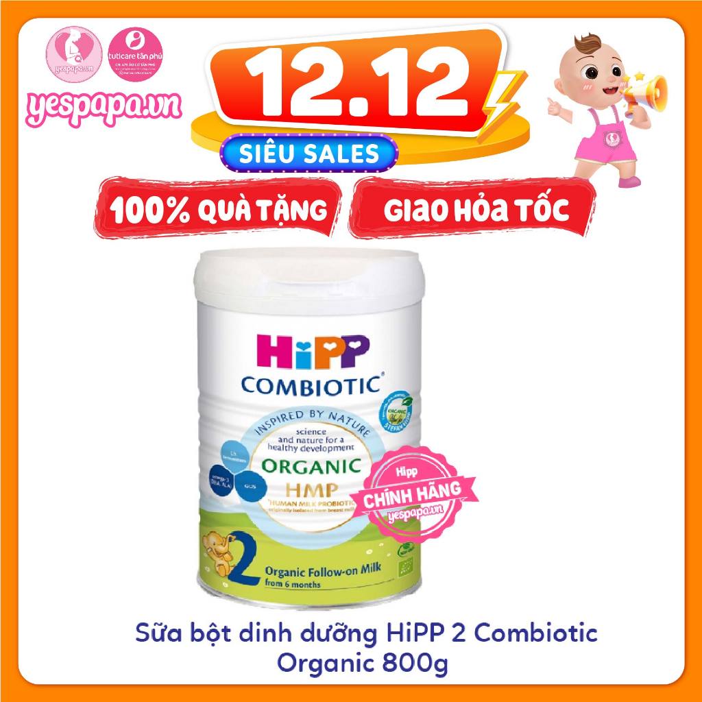 [CHÍNH HÃNG] Sữa bột dinh dưỡng HiPP 2 Combiotic Organic 800g | Shopee ...