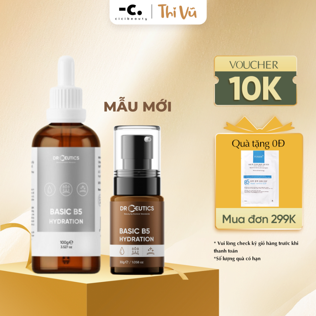 Tinh chất Serum B5 DrCeutics cấp ẩm phục hồi da chống lão hóa 30ml 100ml - Thi Vũ | Shopee Việt Nam