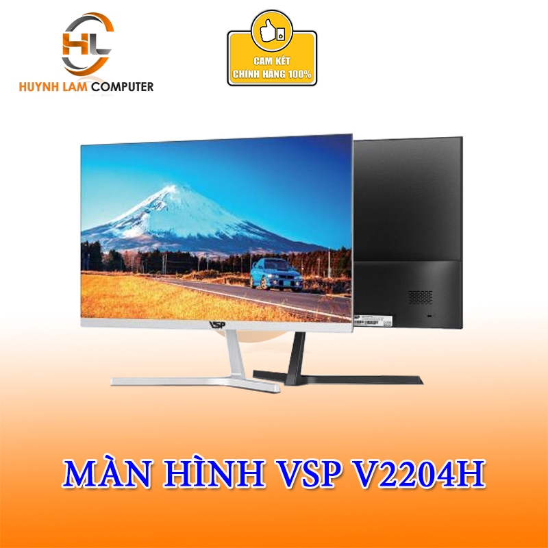 Màn hình VSP V2204H 22 inch (Trắng) (21.5" VA 75Hz FHD, HDMI VGA ...