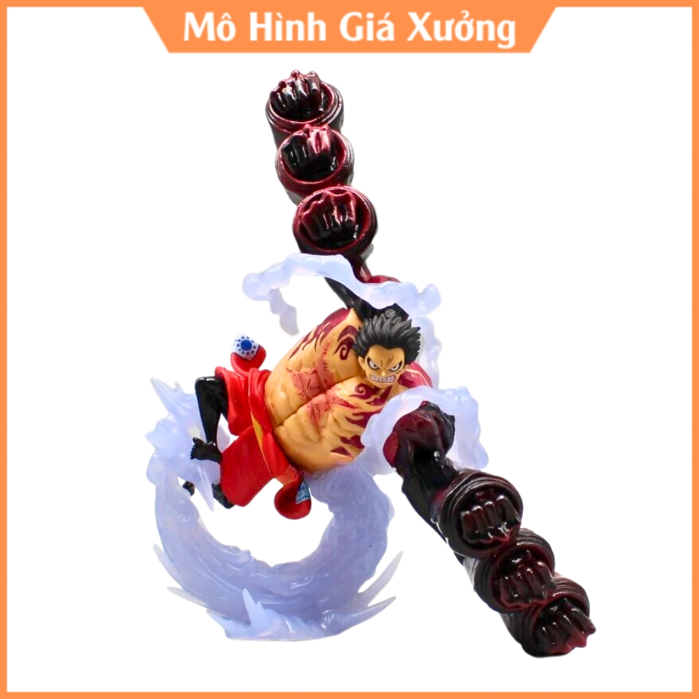Mô Hình OnePiece Luffy gear 4 6 đấm - Cao 20cm - nặng 500gram - Figure ...