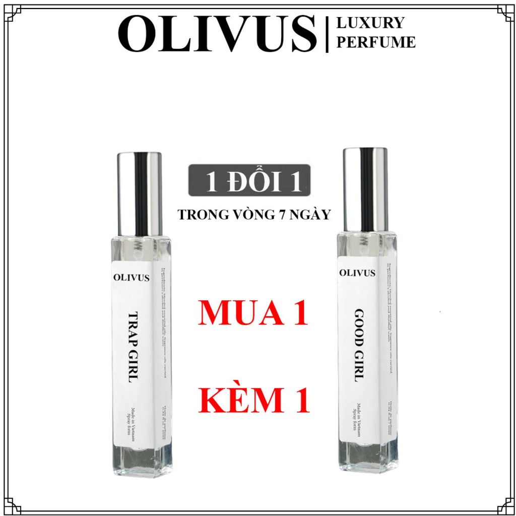 Tinh dầu nước hoa nữ OLIVUS Trap Girl cao cấp + Kèm tinh dầu nước hoa ...