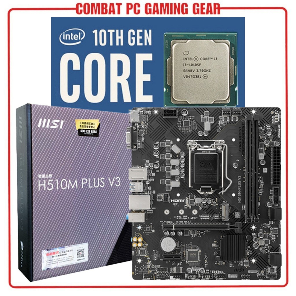[HOT] Bộ Vi Xử Lý CPU Intel Core i3 10105F Tray New Không Fan | Combo ...