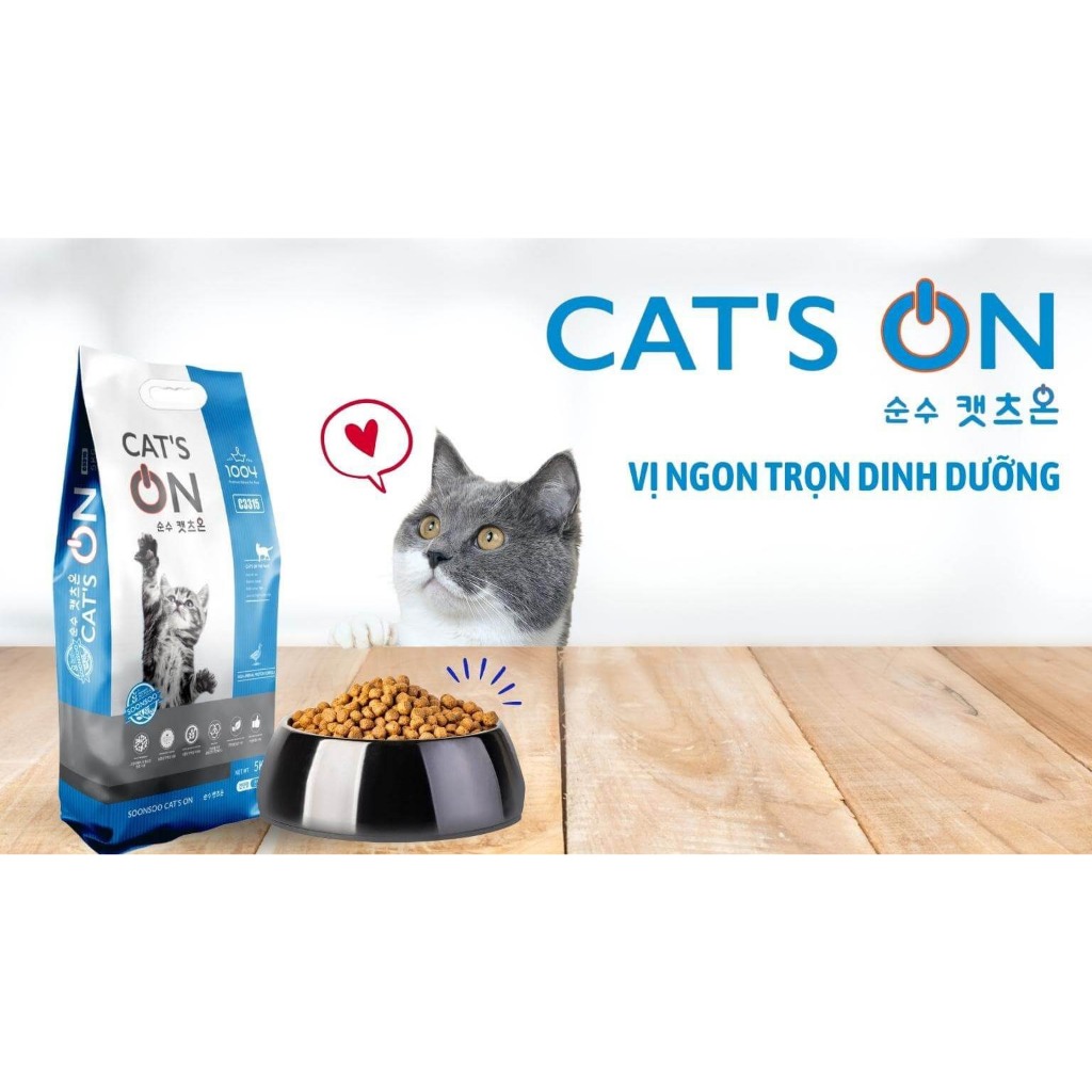 Hạt cho mèo Cats On, Hạt cho mèo mọi lứa tuổi Cat On xuất xứ Hàn Quốc ...