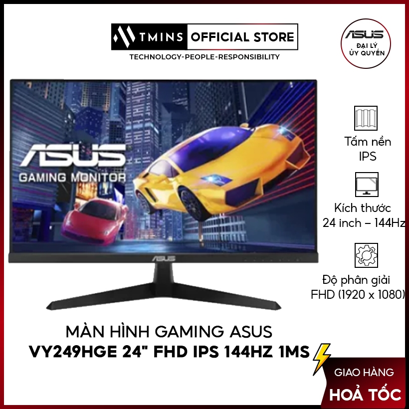 Màn hình Gaming ASUS VY249HGE 24" FHD IPS 144Hz 1ms - Hàng chính hãng ...