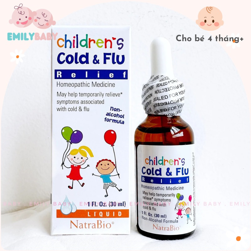 Siro ho Children’s Cold & Flu 30ml Mỹ | Shopee Việt Nam