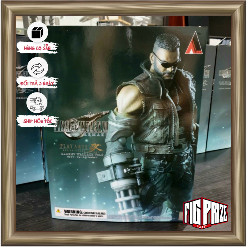Mô hình Barret Wallace Version 2 Final Fantasy VII Remake - Play Arts ...
