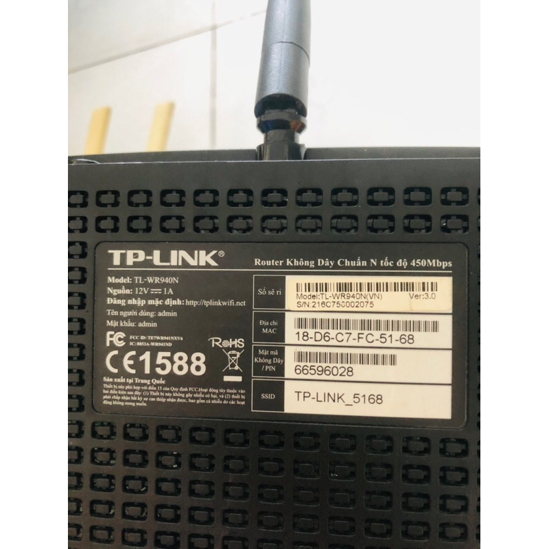 Router TP-link 3 râu đen( vui lòng đọc mô tả trc khi đặt hàng) | Shopee ...