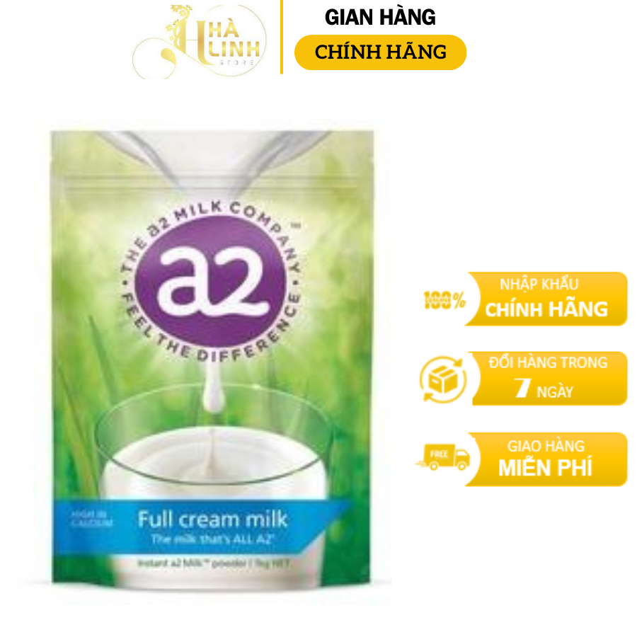 Sữa bột nguyên kem A2 milk power và Tách kem A2 skim 1kg nội địa Úc ...