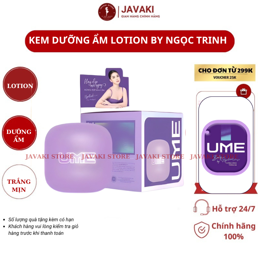 Combo Dưỡng Trắng Da Body Ume Ngọc Trinh Giúp Trắng Da, Chống Nắng Toàn ...