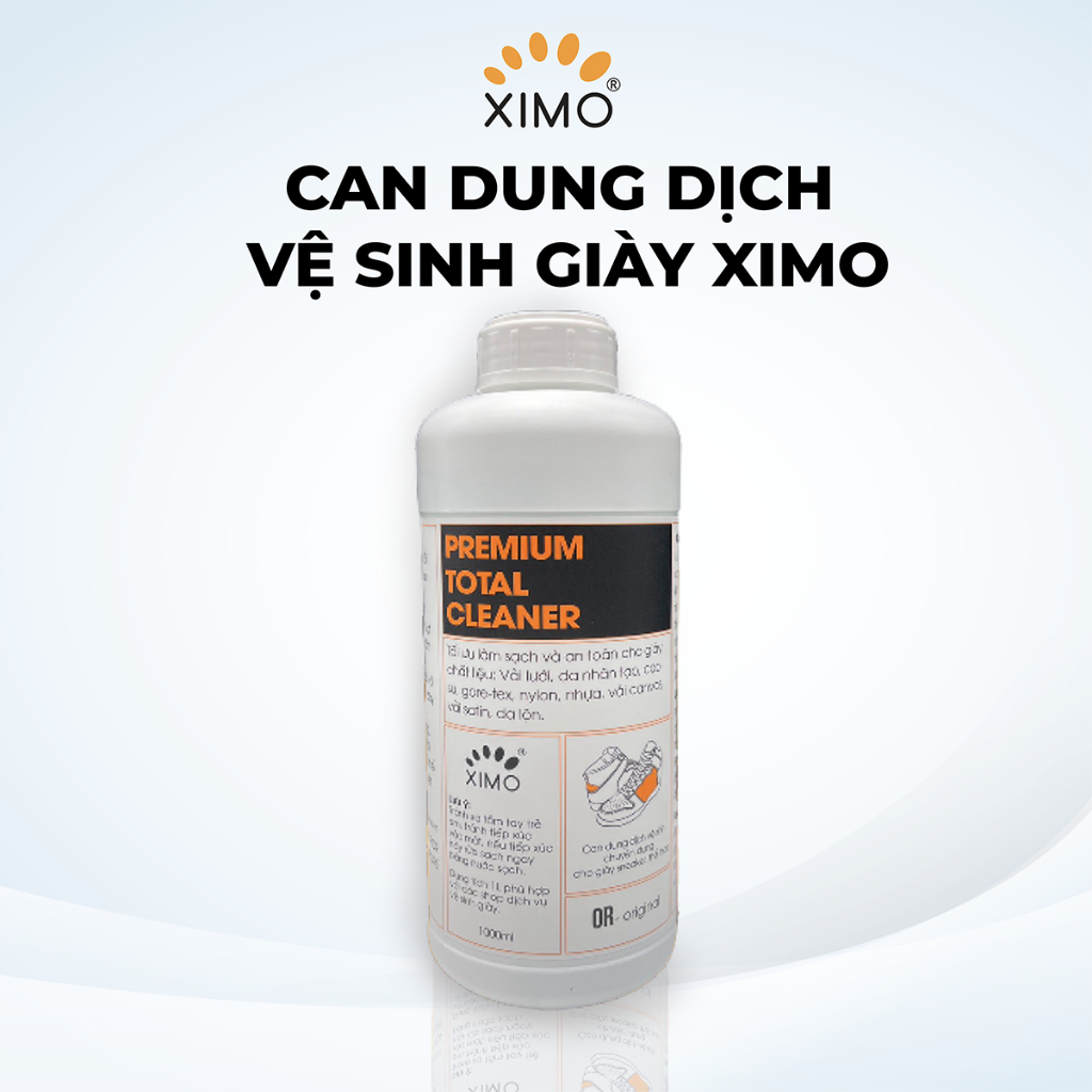 Can dung dịch vệ sinh chăm sóc giày XIMO Premium Total Clean phù hợp ...