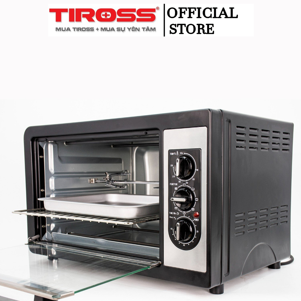 Lò Nướng Đối Lưu Tiross TS9609 - 36 Lít - 2000W - 8 Chức Năng Nướng ...