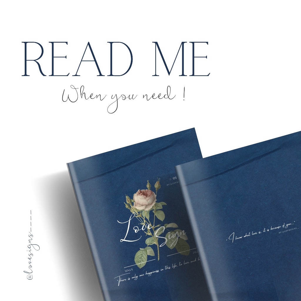 [READ ME WHEN YOU NEED] sổ nhắn gửi yêu thương theo chủ đề dành tặng ...