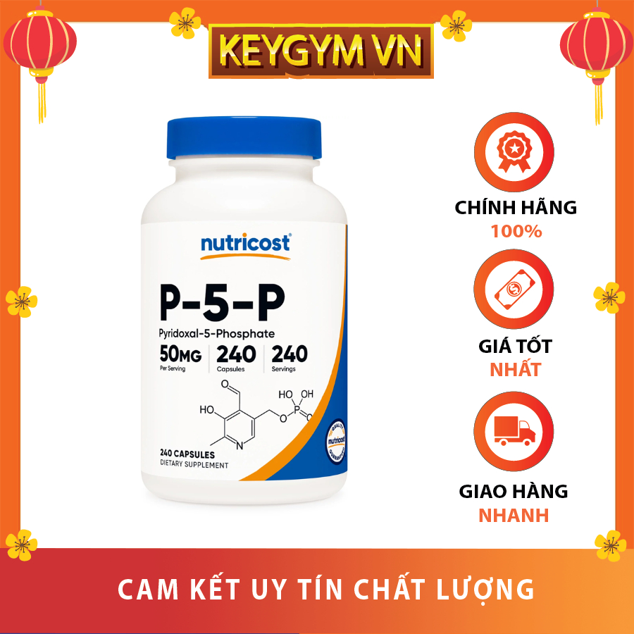 Nutricost P5P Vitamin B6 50mg 240 Viên | Shopee Việt Nam