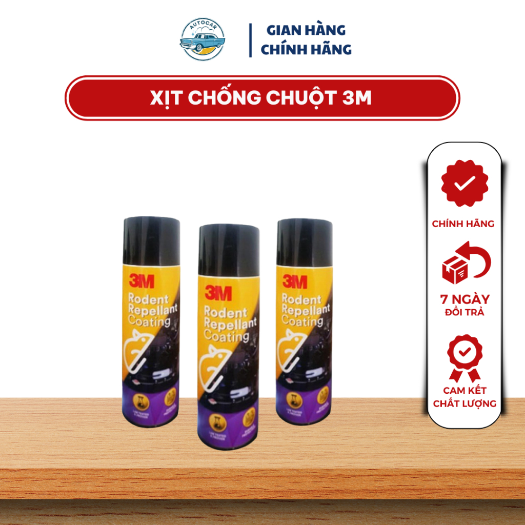 Xịt chống chuột ô tô 3M chính hãng Rodent Repellant Coating 250g | Shopee Việt Nam
