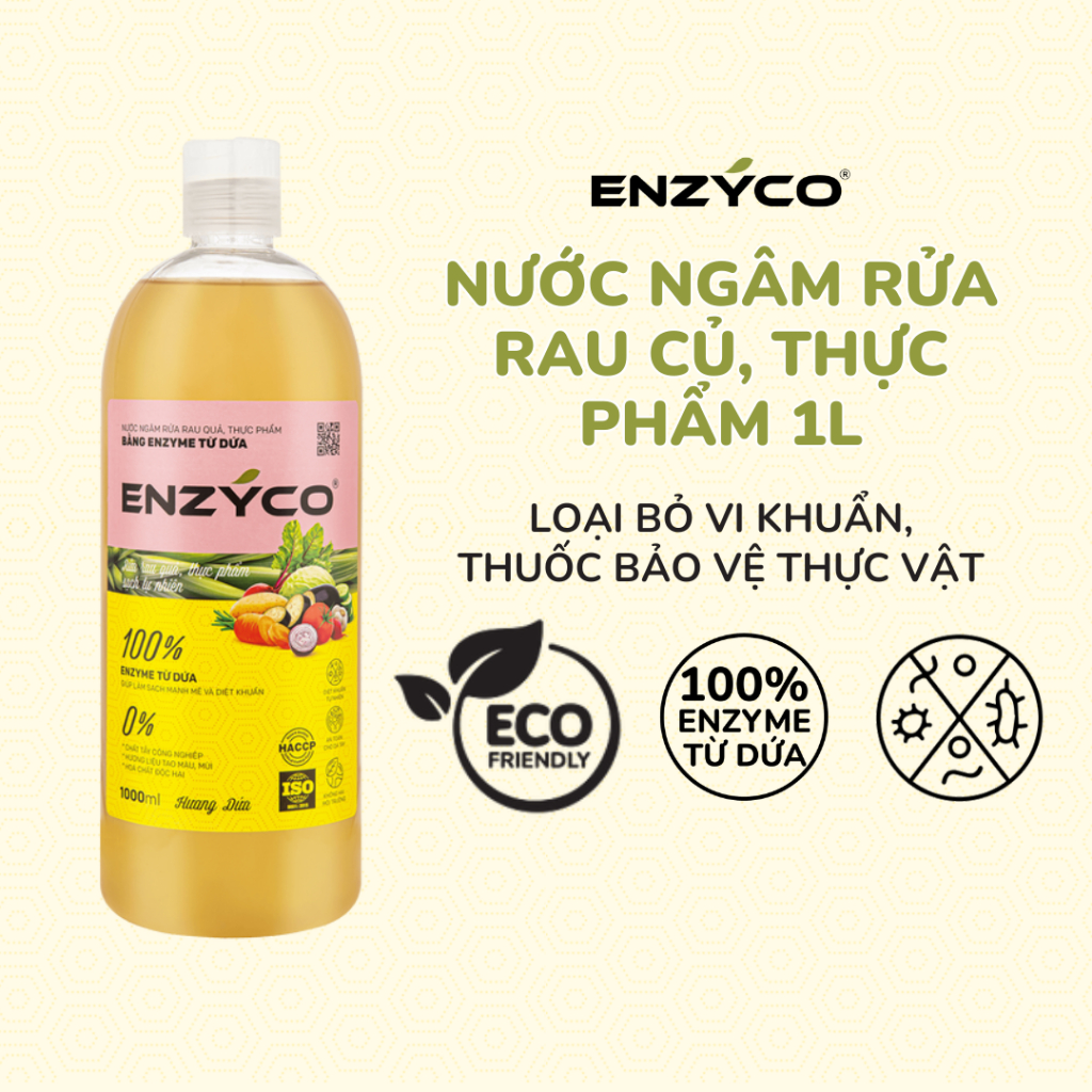 Nước Tẩy Rửa Sinh Học ENZYCO 90% Enzyme Lên Men Từ Dứa Và Bồ Hòn, An ...
