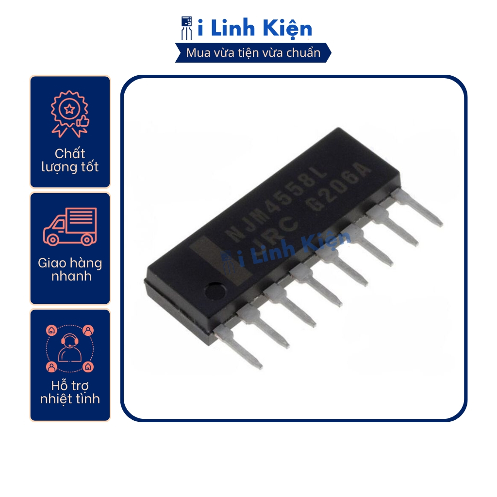 NJM4558L JRC4558 SIP-8 chính hãng | Shopee Việt Nam