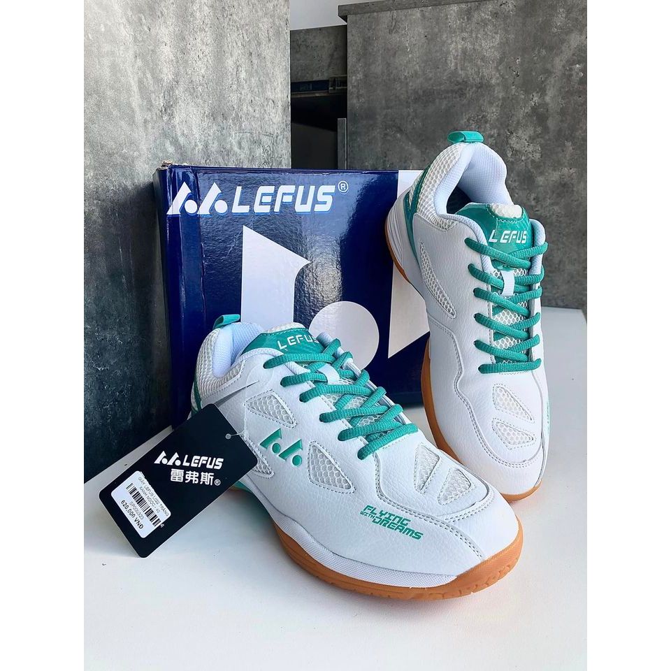 GIÀY CẦU LÔNG LEFUS LFS-022 - Trắng Xanh Ngọc | Shopee Việt Nam