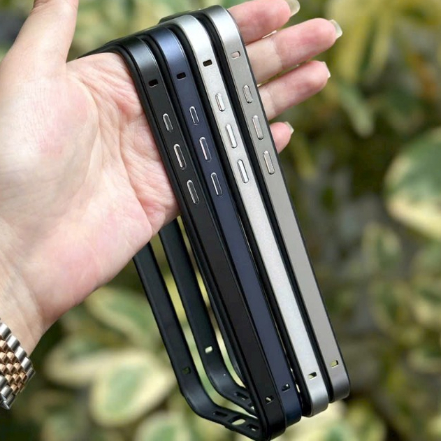 Ốp , Khung Viền Hợp Kim LIKGUS Case iPhone 15 Pro Max , Bảo vệ viền kết ...