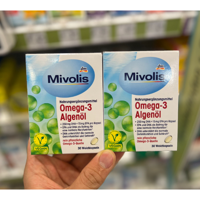 [Mivolis] Dầu Tảo Omega - 3 (nội địa Đức) 30 viên - Mivolis Omega-3 ...