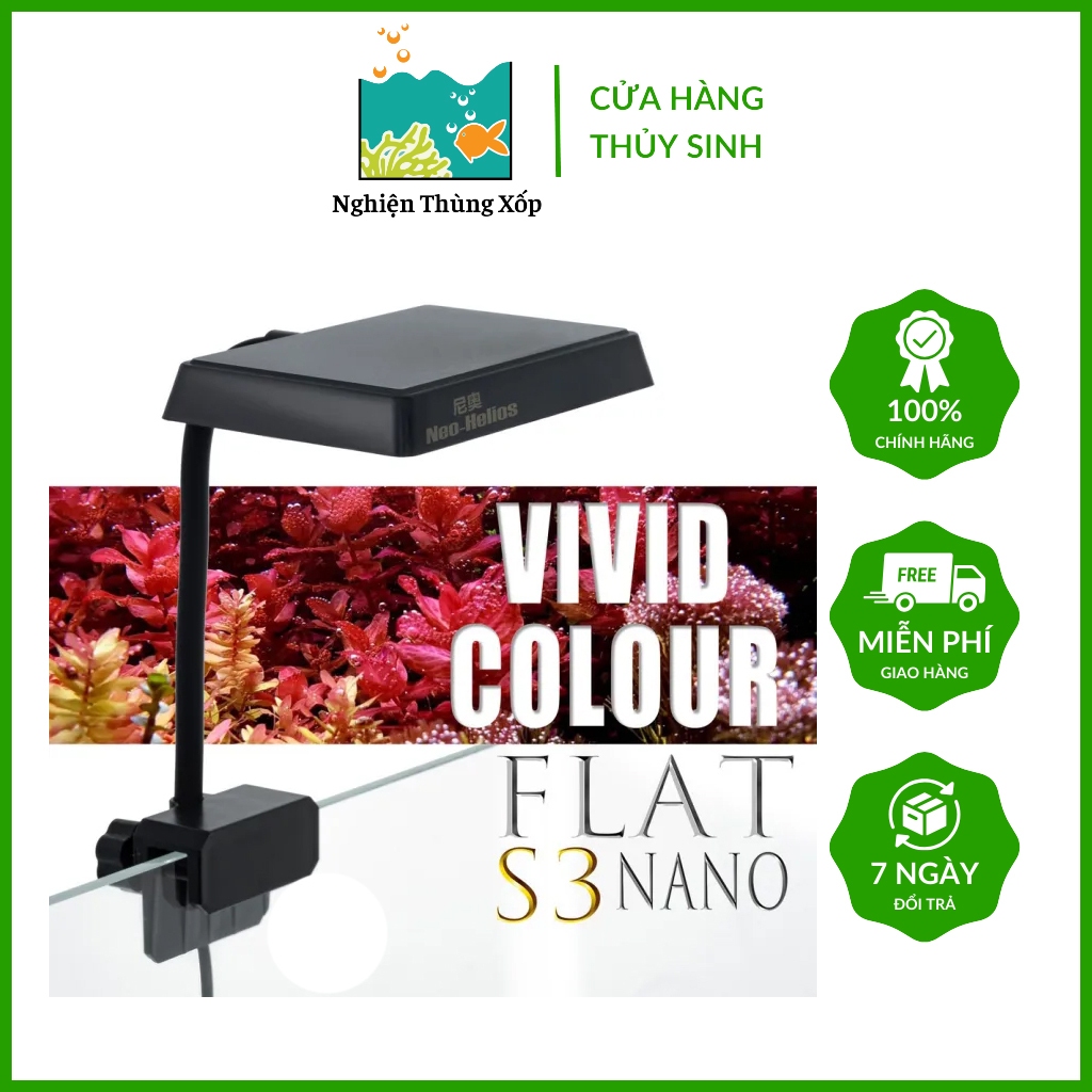 [HOT] Đèn Flat S3 Plus Nano RGB cho bể Thủy sinh | Shopee Việt Nam