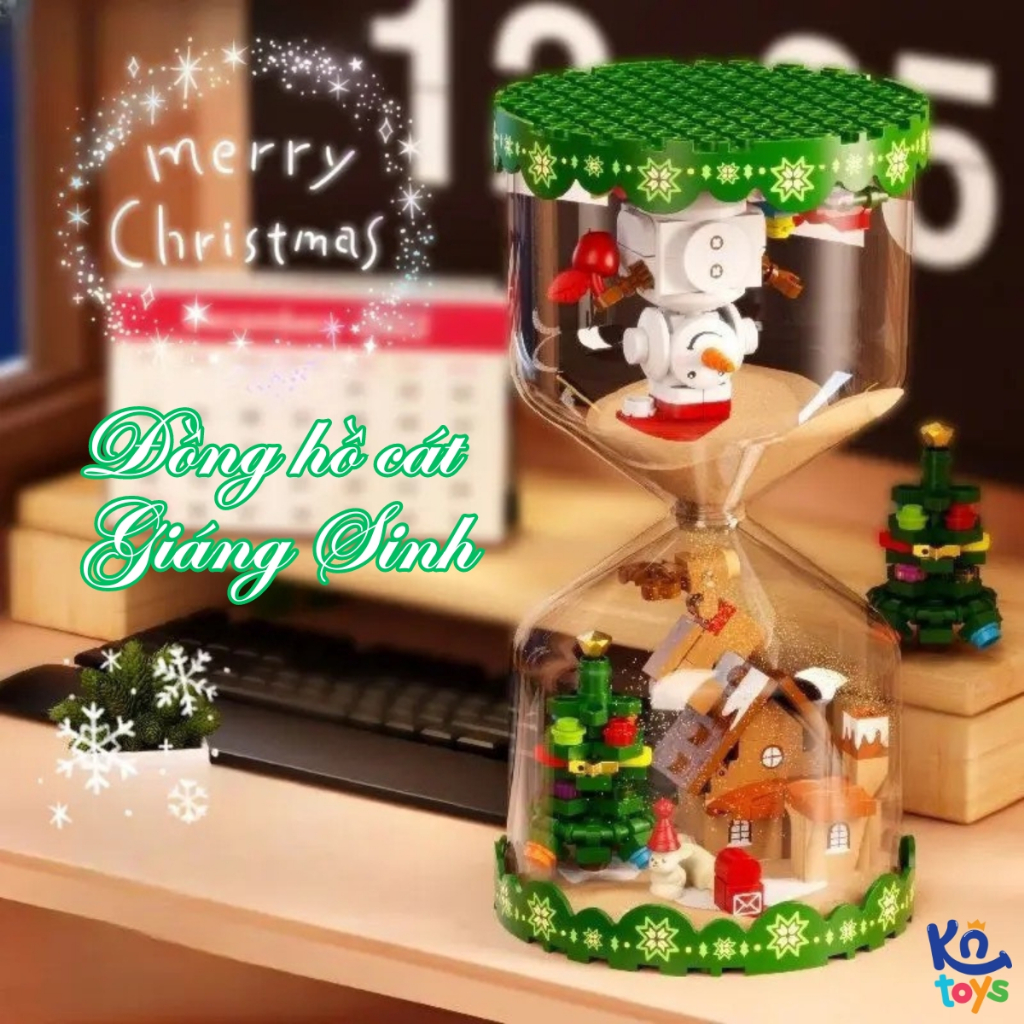 Đồ Chơi Lắp Ráp, Xếp Hình Noel SEMBO BLOCK Christmas Hourglass – Đồng ...