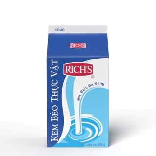 kem béo rich lùn 454g giá tốt Tháng 9, 2025 | Mua ngay | Shopee Việt Nam