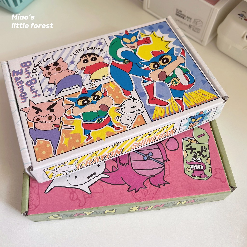 Set 2 hộp giấy đựng quà tặng, phụ kiện Shin chan - Miao’s Little Forest ...
